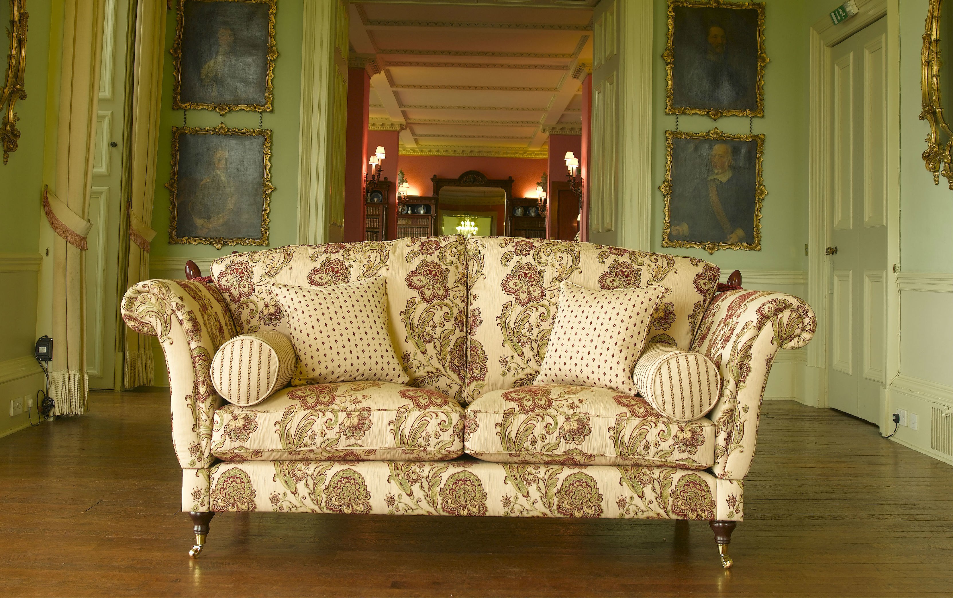 Traditional Fabric Sofas Jay Be Heritage 2 Seater Sofa Bed | Brentham